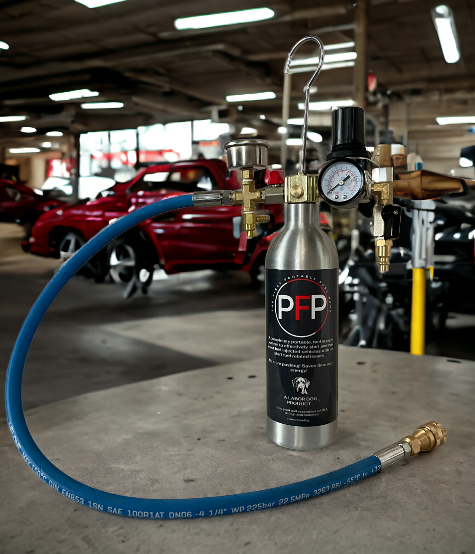 The First Portable Fuel Pump – Labor Dog